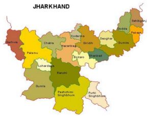 Jharkhand Map, Cities of Jharkhand, Transports, Religions, History, About